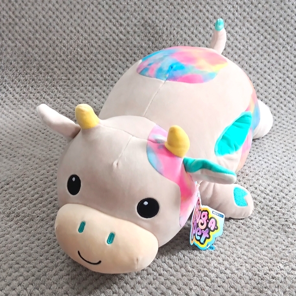 Russ | Toys | Hugapet By Russ Colorful Cow Bull Squishy Plush Animal ...